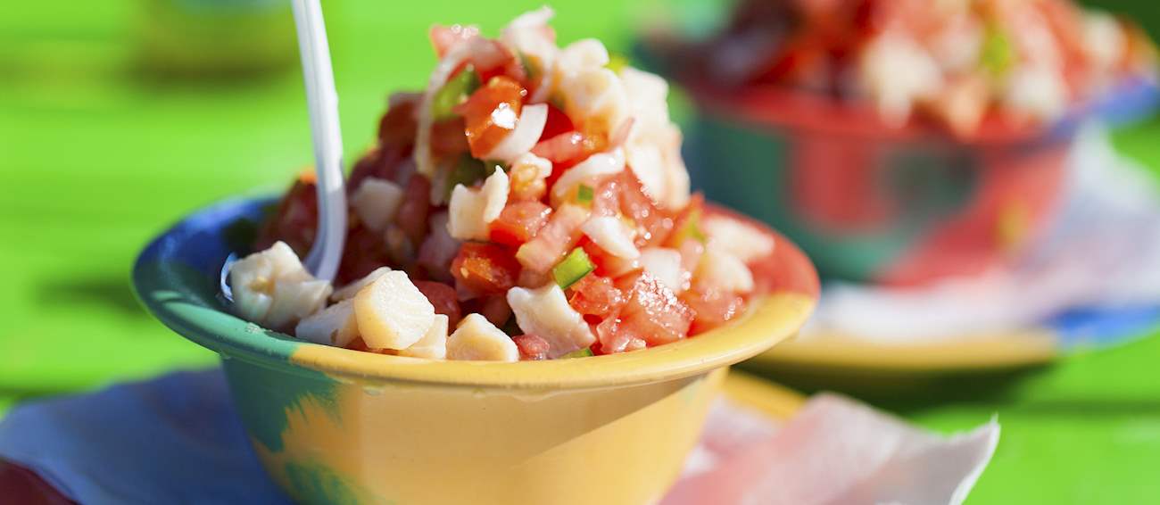Conch Salad | Traditional Salad From The Bahamas, Caribbean