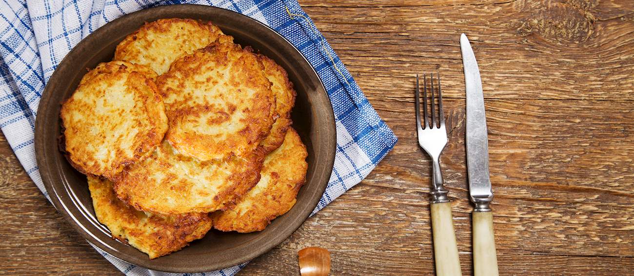 Zemiakové Placky | Traditional Snack From Slovakia, Central Europe
