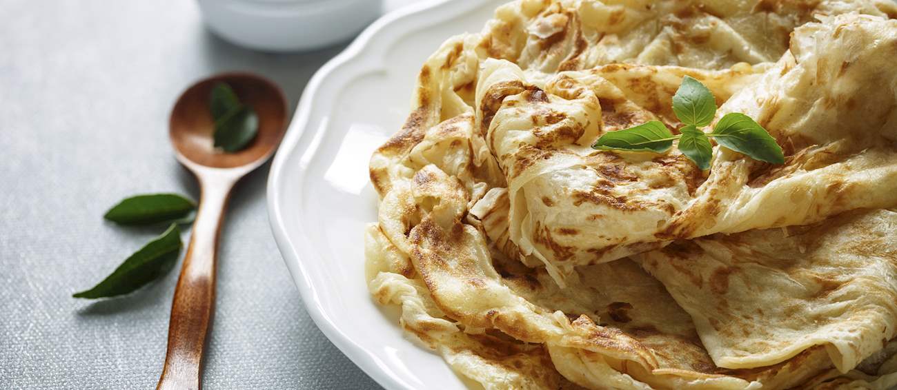 Roti Canai | Traditional Flatbread From Malaysia, Southeast Asia ...