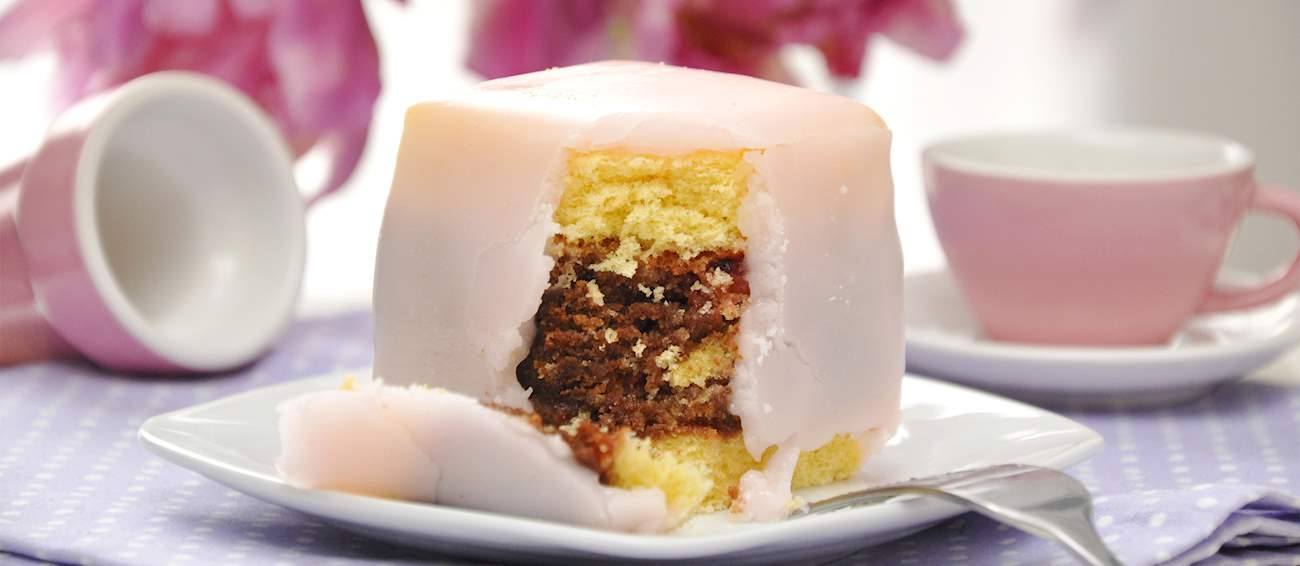 Punschkrapfen | Traditional Cake From Austria, Central Europe