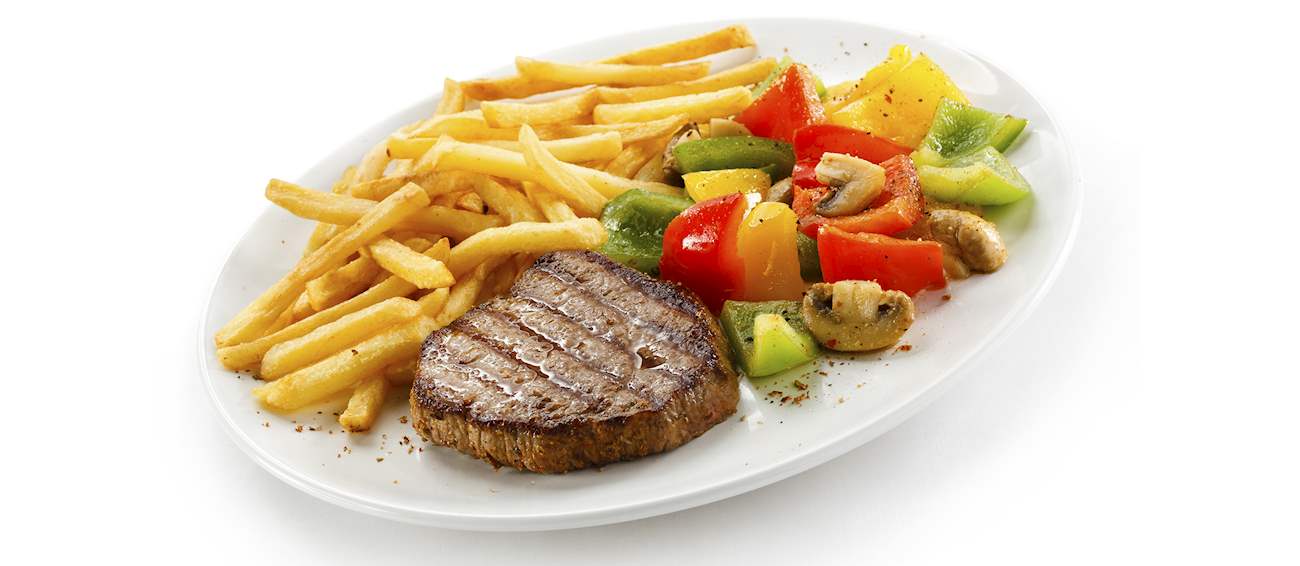Steak-frites | Traditional Beef Dish From France, Western Europe