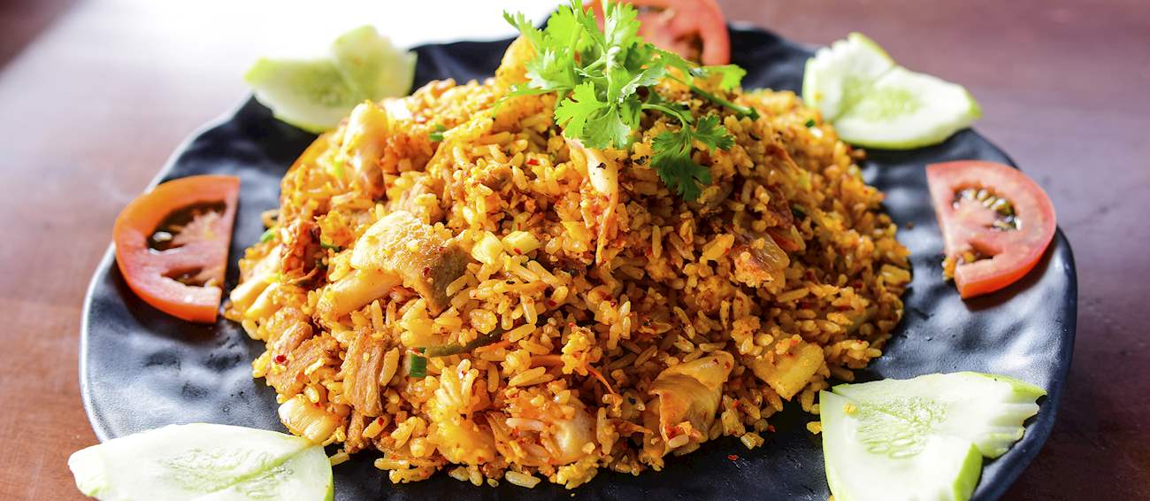 Kimchi Bokkeumbap | Traditional Rice Dish From South Korea, East Asia