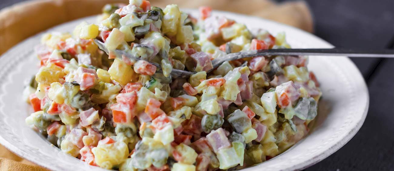 Olivier Salad | Traditional Salad From Moscow, Russia