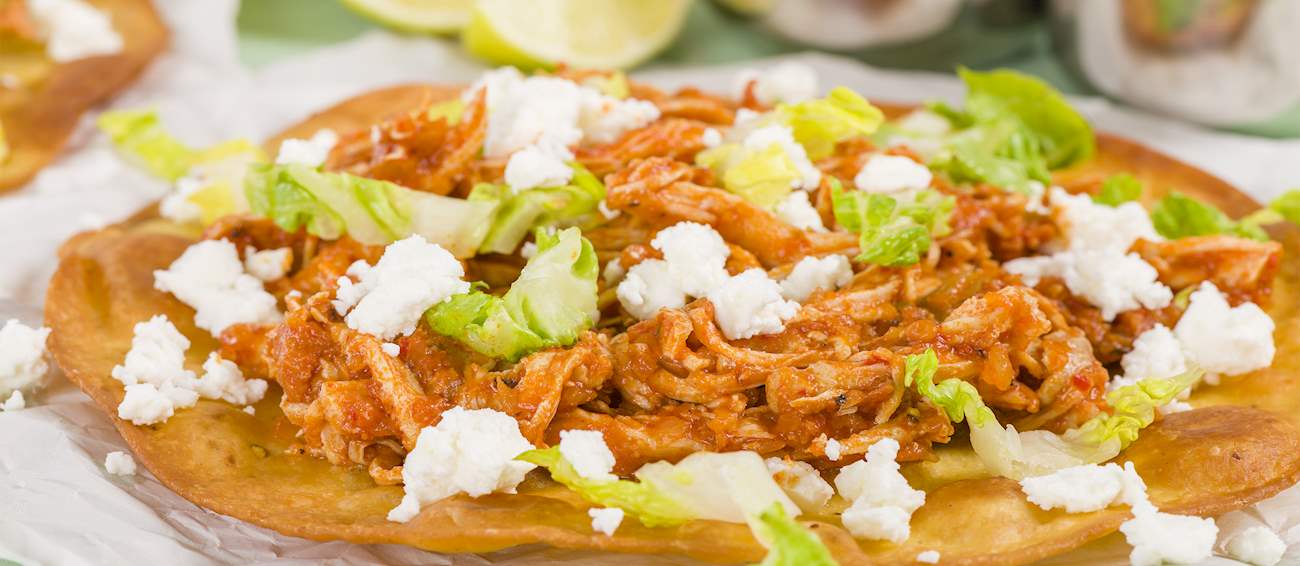 Tostada | Traditional Street Food From Mexico
