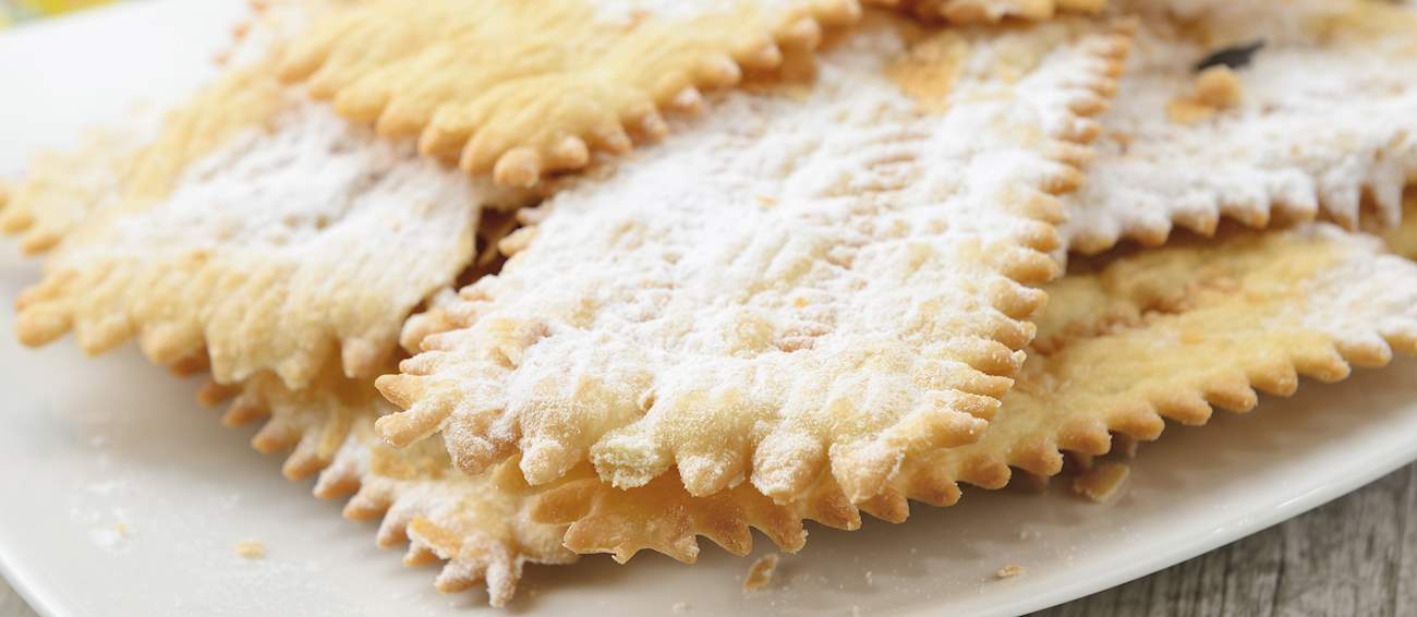 Chiacchiere | Traditional Sweet Pastry From Italy, Western Europe