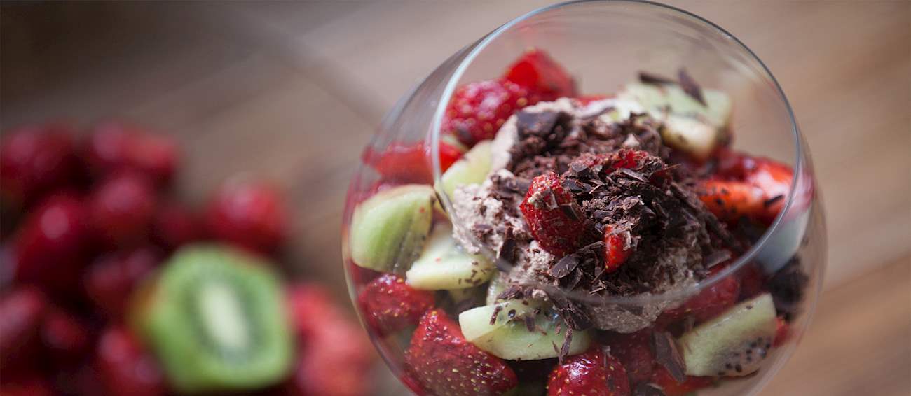 Frugtsalat | Traditional Fruit Salad From Denmark, Northern Europe