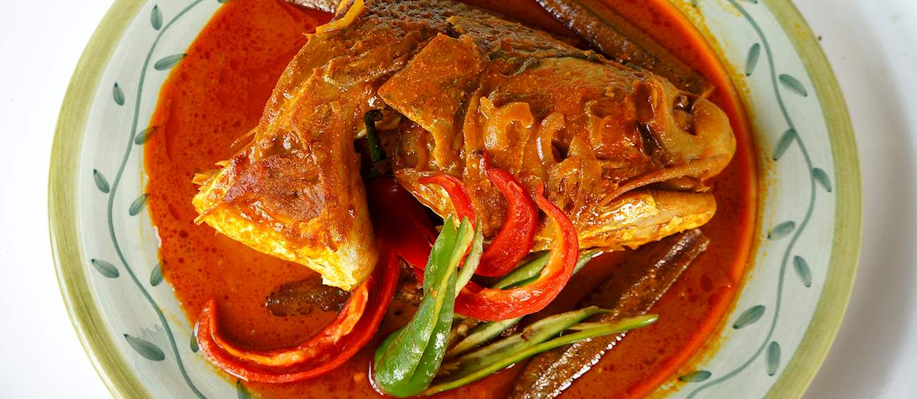 Fish Head Curry | Traditional Stew From Singapore, Southeast Asia