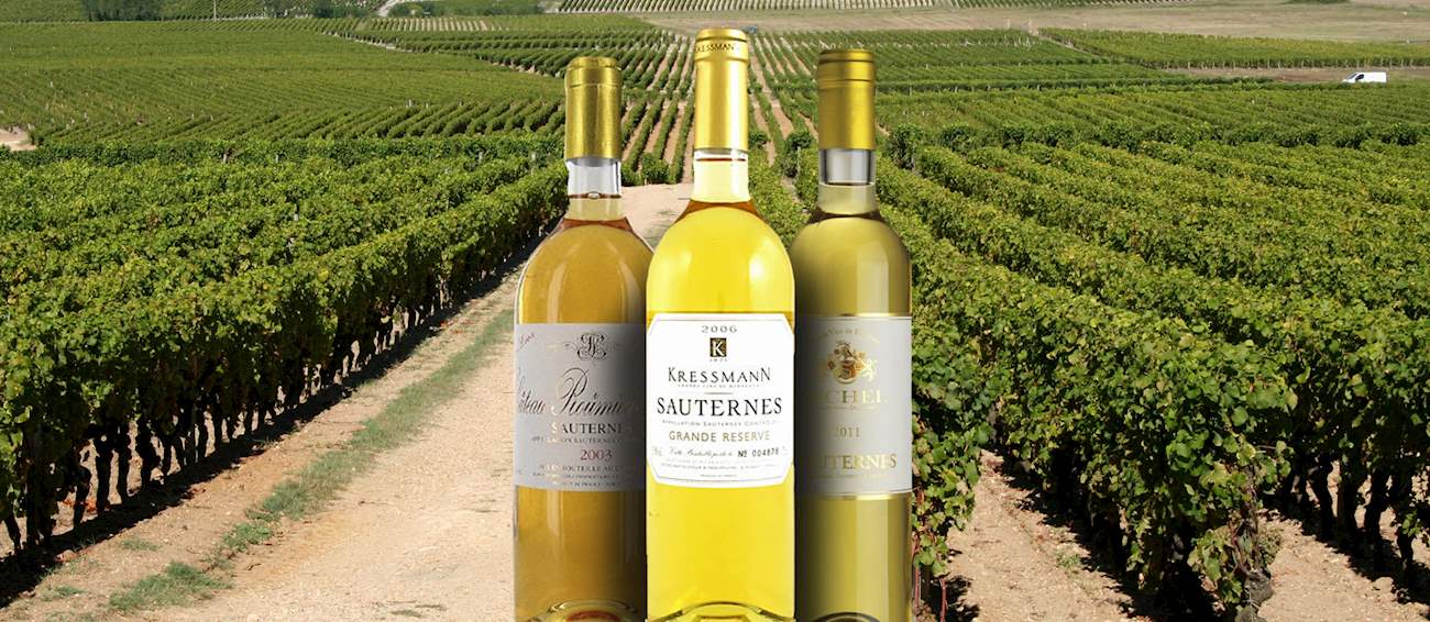 Sauternes Local Wine Appellation From Gironde France