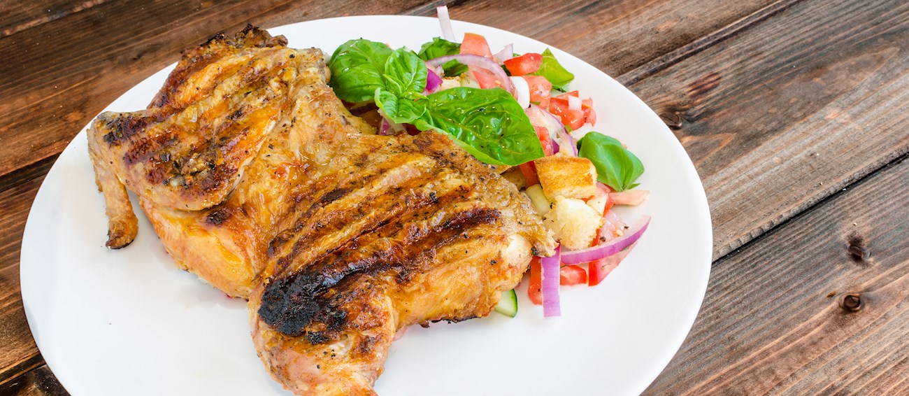 Pollo al Mattone | Traditional Chicken Dish From Italy, Western Europe