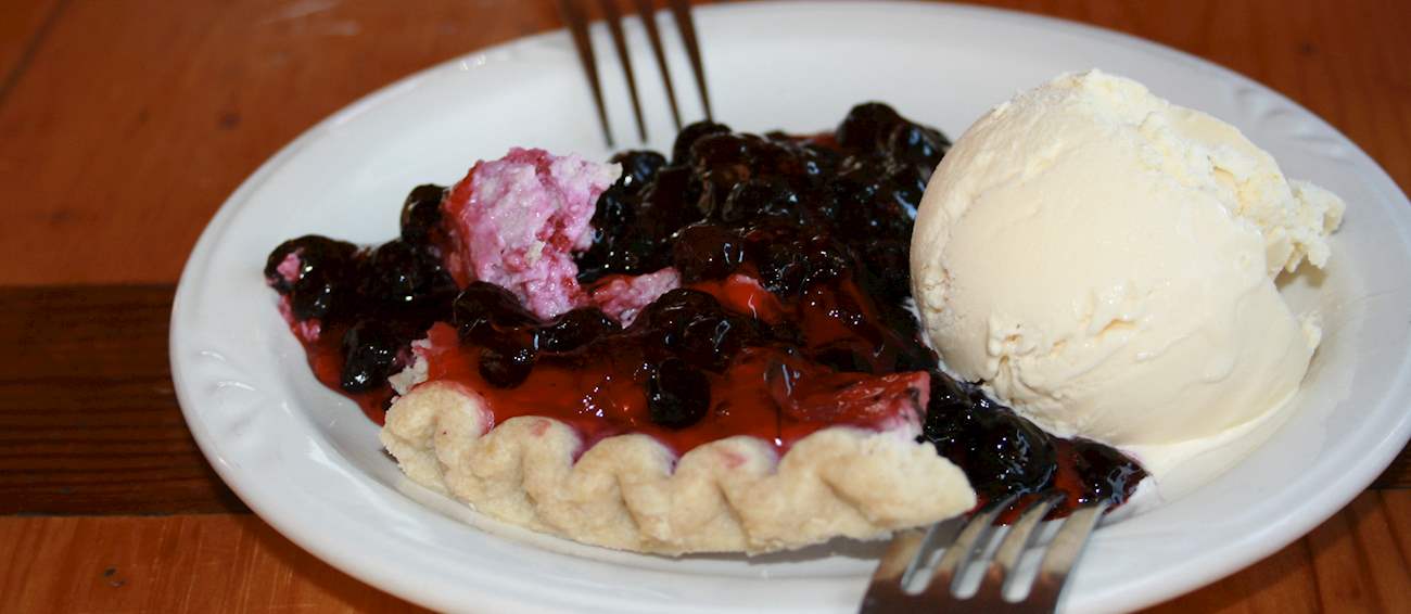 Huckleberry Pie | Traditional Sweet Pie From Idaho, United States of ...
