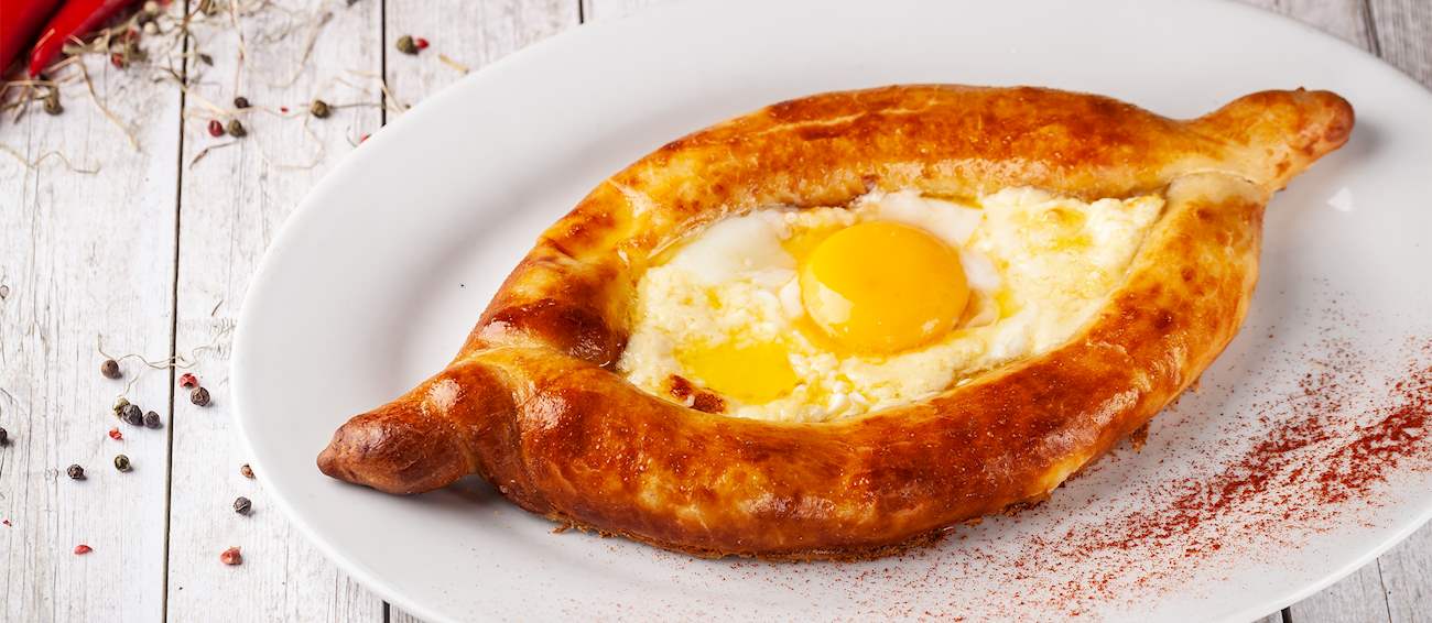 Ajaruli Khachapuri | Traditional Savory Pie From Adjara, Georgia