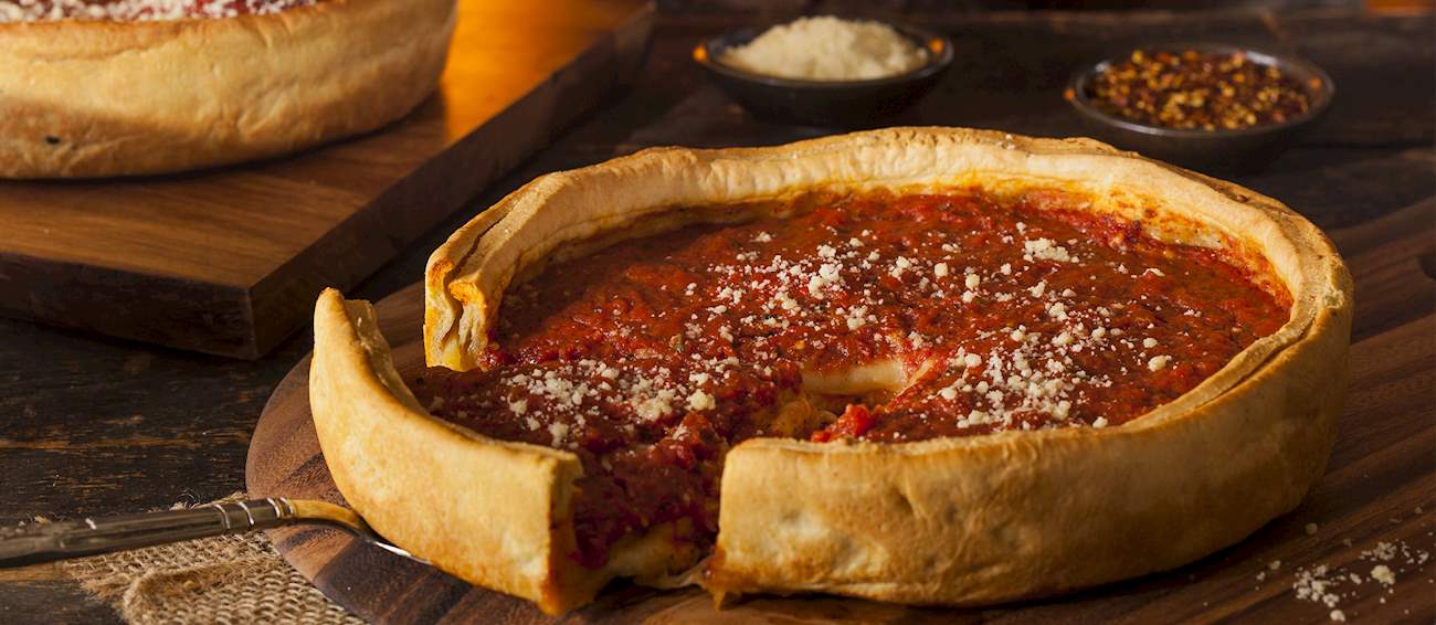 Chicago-style Deep Dish Pizza | Traditional Pizza From Chicago, United ...