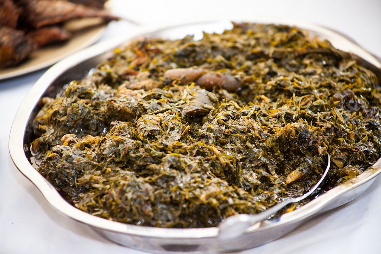 Eru Soup | Traditional Vegetable Soup From Southwest Region, Cameroon