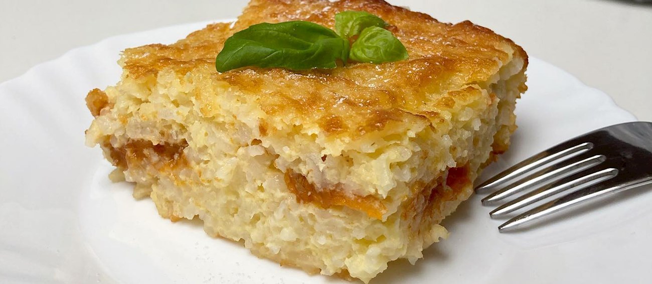 Rýžový Nákyp | Traditional Rice Pudding From Czech Republic, Central Europe