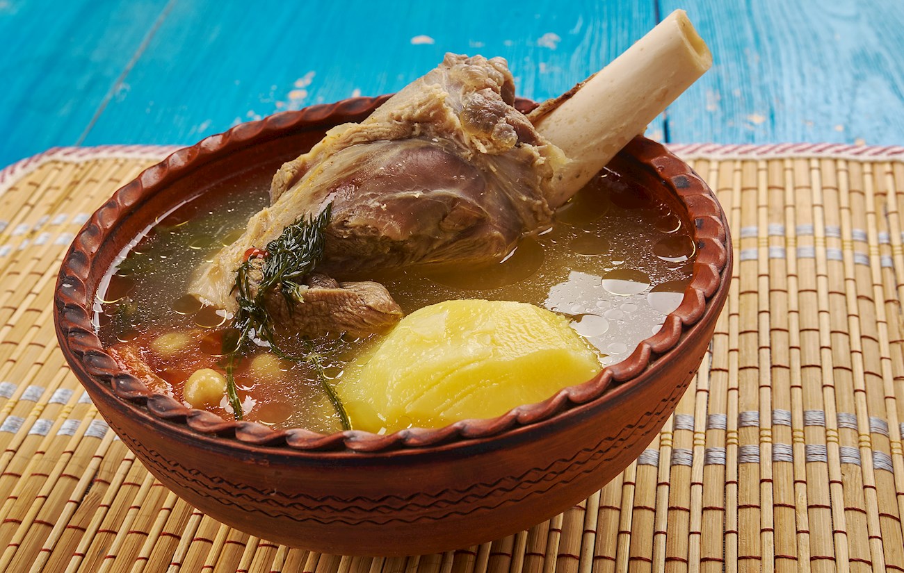 Parcha Bozbash | Traditional Meat Soup From Azerbaijan, Eastern Europe
