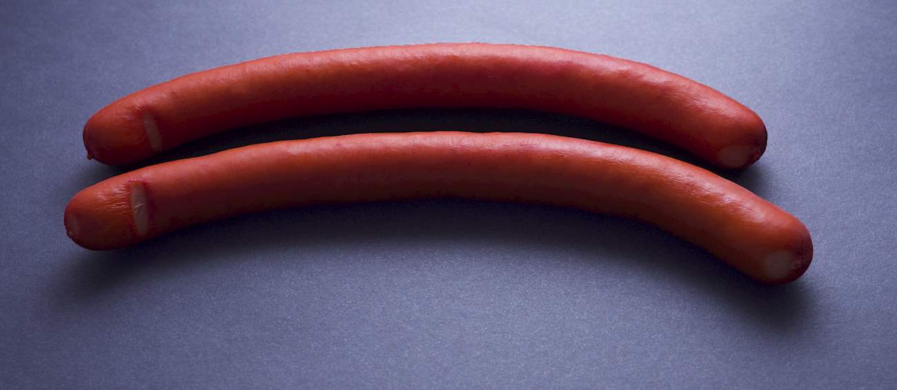 Rød Pølse | Traditional Cooked Sausage From Denmark, Northern Europe