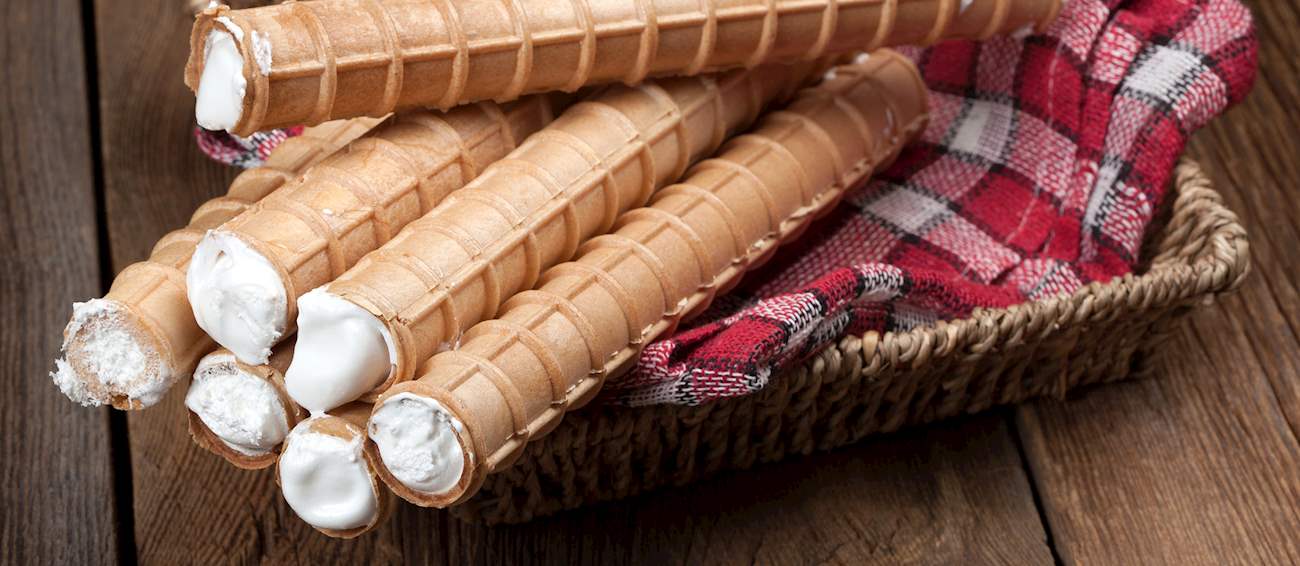 Rurki | Traditional Sweet Pastry From Poland, Central Europe