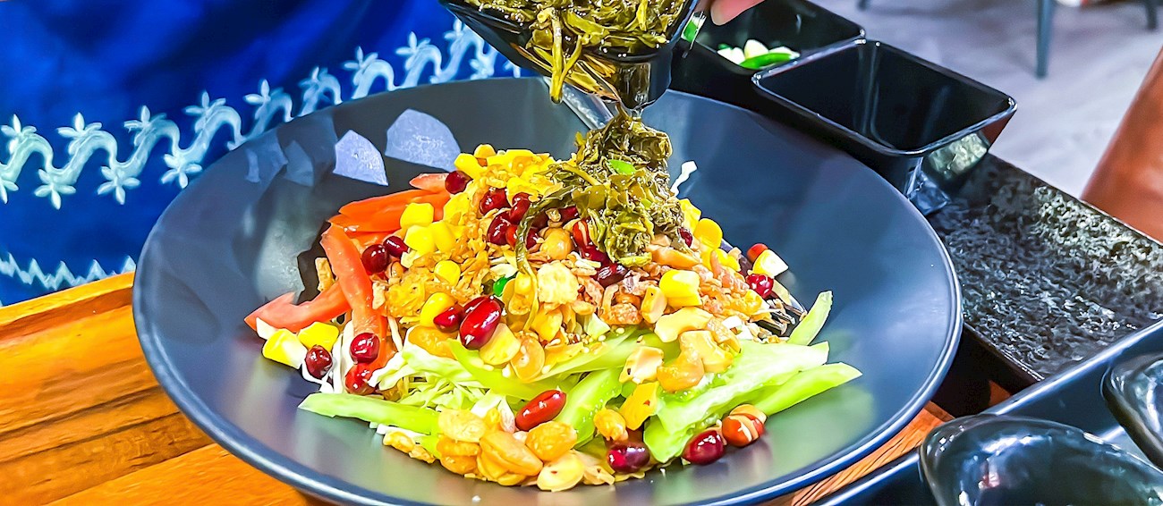 Lahpet Thoke | Traditional Salad From Myanmar, Southeast Asia