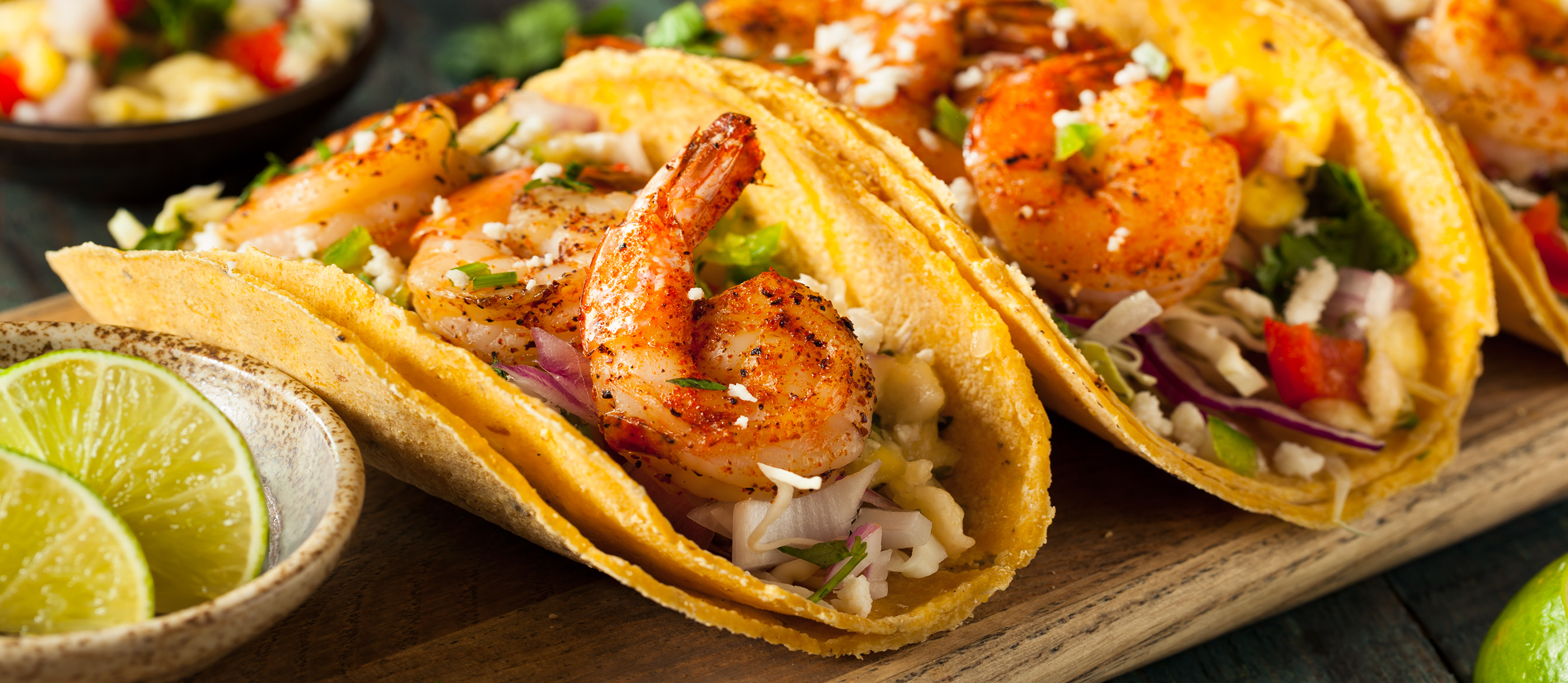 Tacos De Camaron Estilo Sinaloa