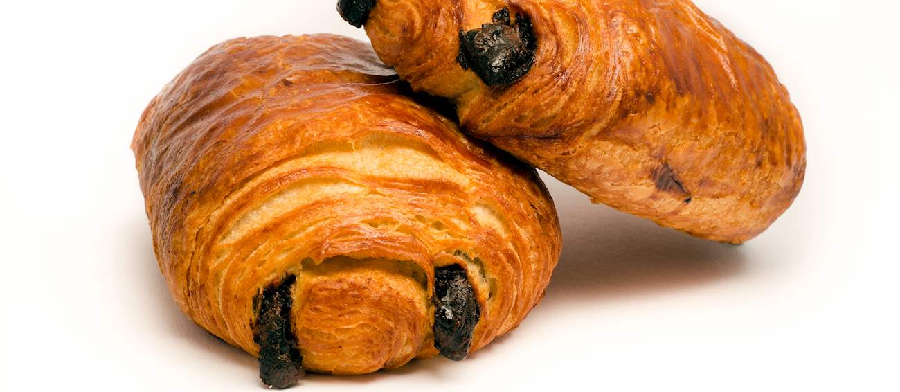 Pain Au Chocolat Traditional Sweet Pastry From France Western Europe