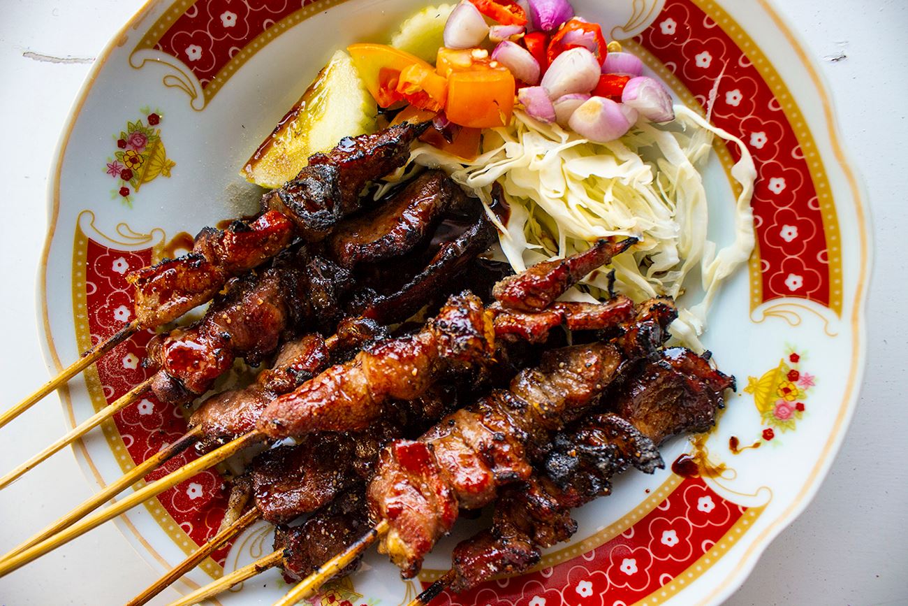 Sate Kambing | Traditional Street Food From Indonesia, Southeast Asia
