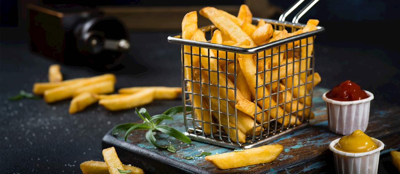 Pommes Frites | Traditional Potato Dish From Belgium, Central Europe