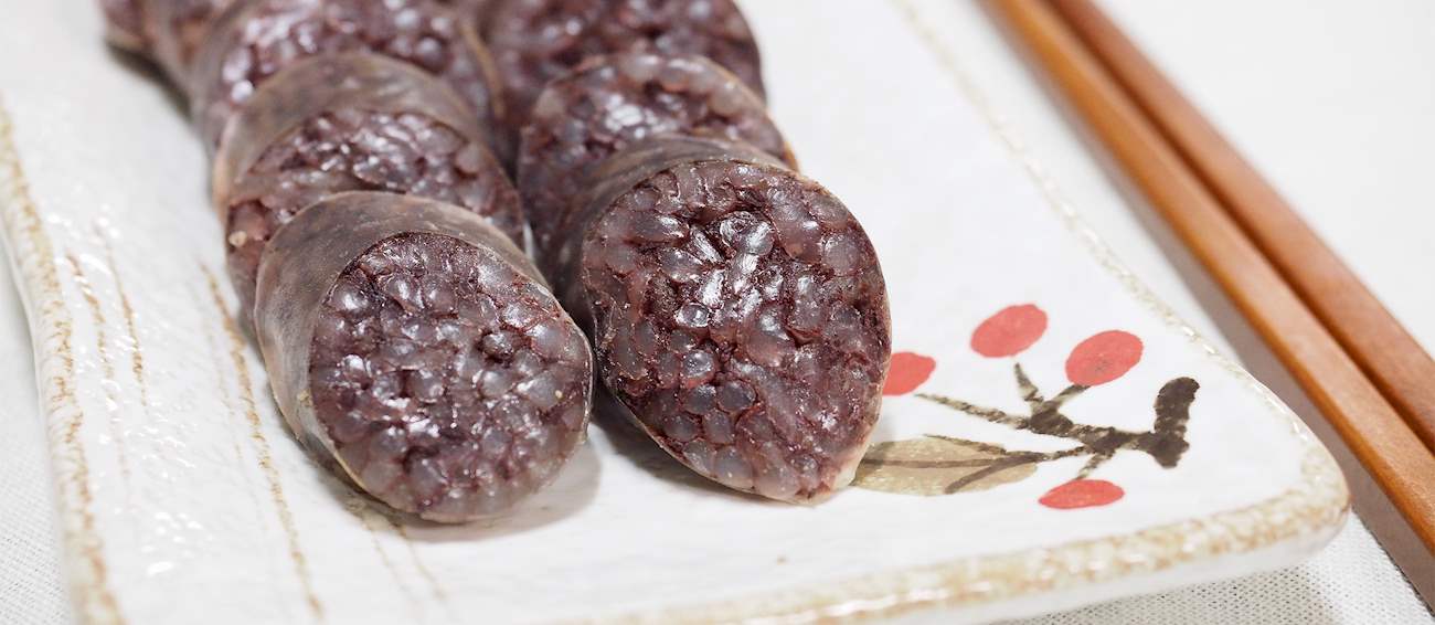 Sundae Sausage | Traditional Blood Sausage From South Korea, East Asia