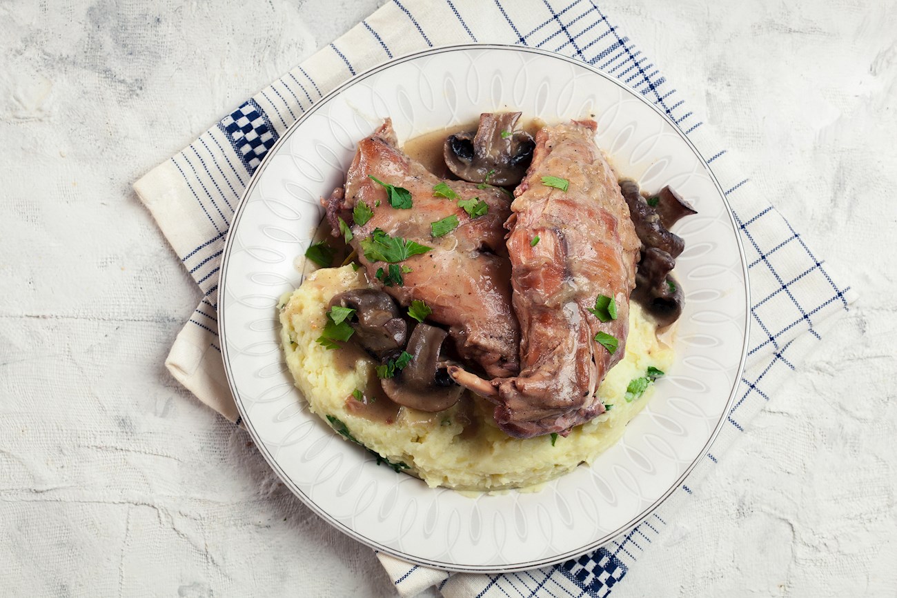 Coniglio All'Arneis | Traditional Rabbit Dish From Piedmont, Italy