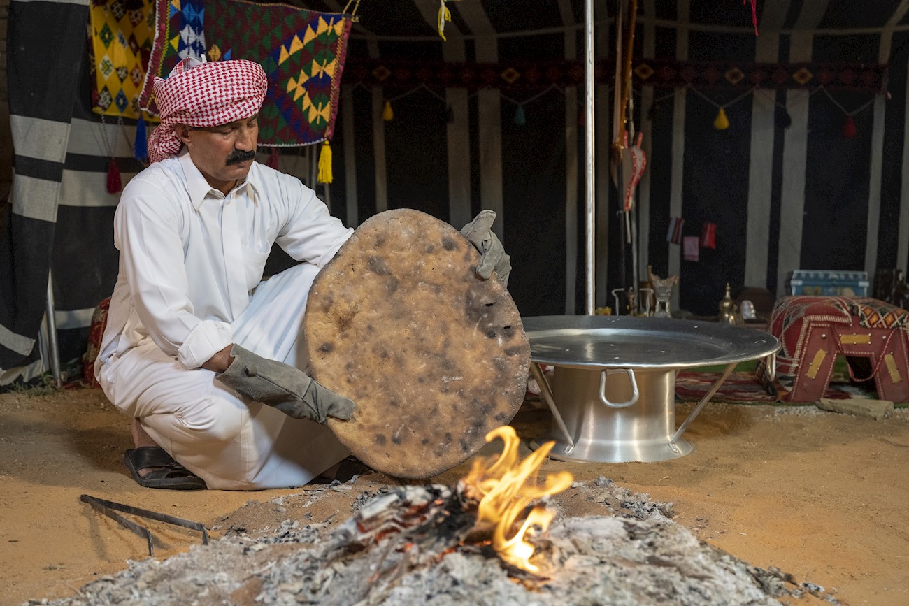 Khubz Al-jamri | Traditional Flatbread From Saudi Arabia, Arabian Peninsula