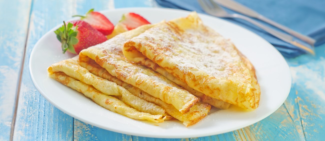 Crêpes Sucrées | Traditional Pancake From France, Western Europe