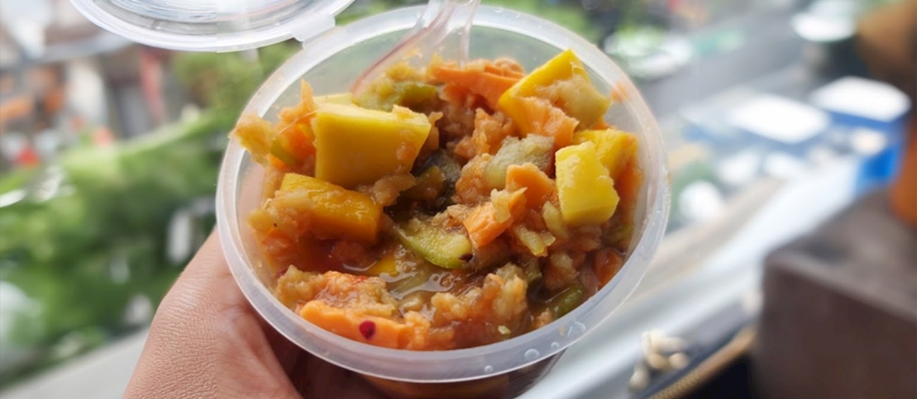 Rujak Tumbuk | Traditional Fruit Salad From West Java, Indonesia