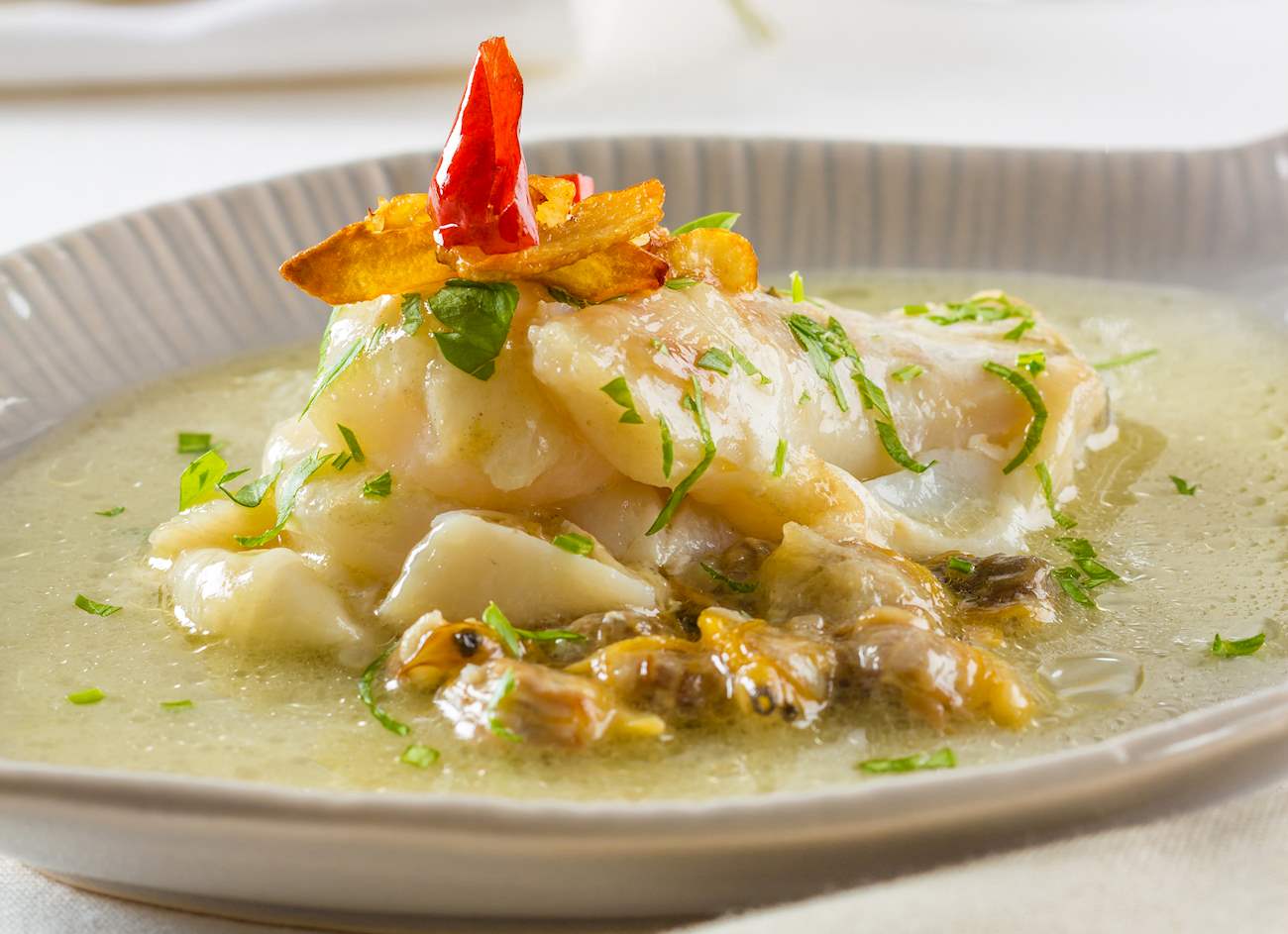 Kokotxas | Traditional Saltwater Fish Dish From Basque Country, Spain