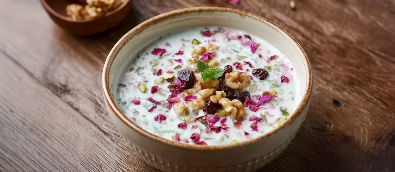 Ab Doogh Khiar | Traditional Cold Soup From Iran
