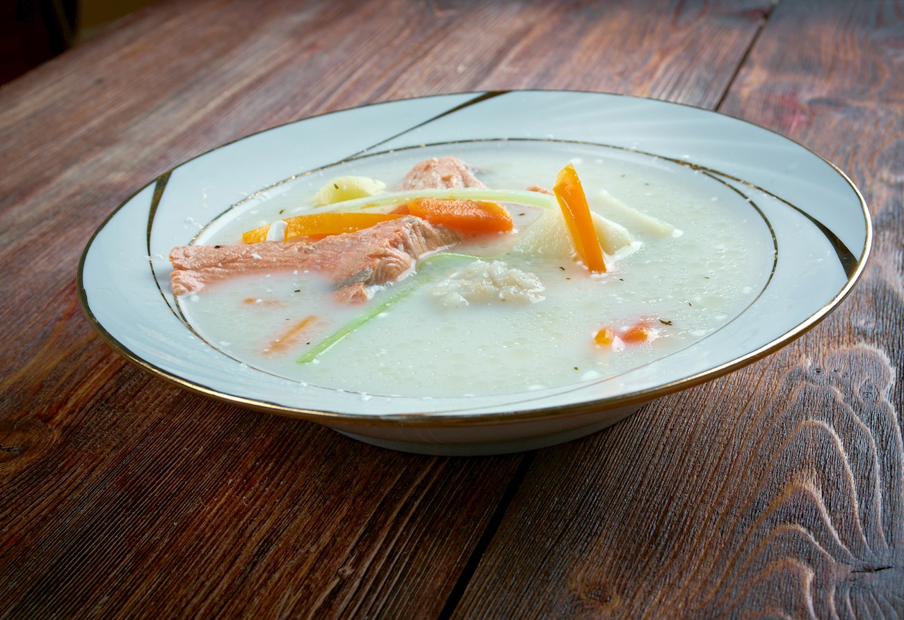 Fiskesuppe | Traditional Seafood Soup From Norway, Northern Europe