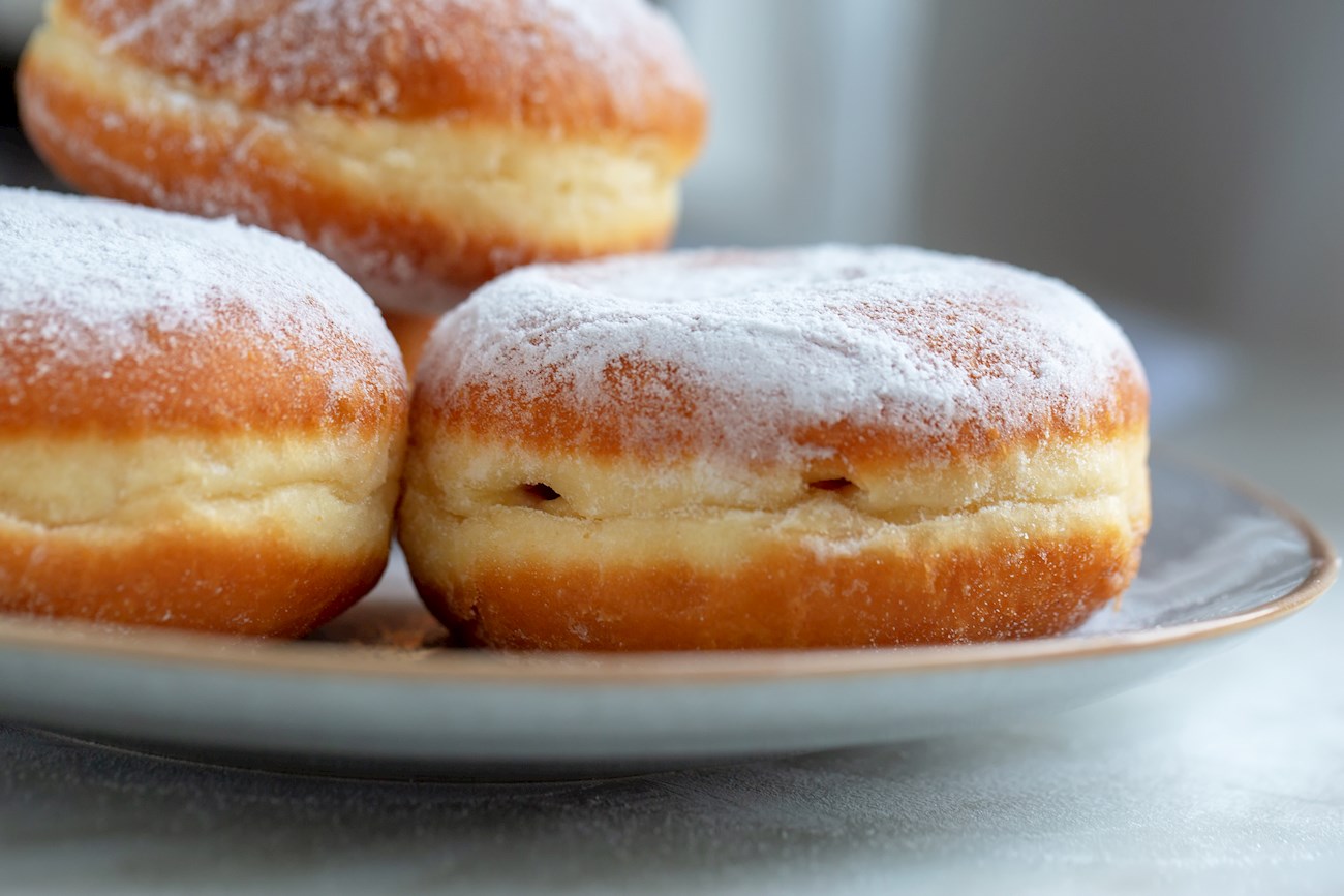 Krapfen | Traditional Sweet Pastry From Austria, Central Europe