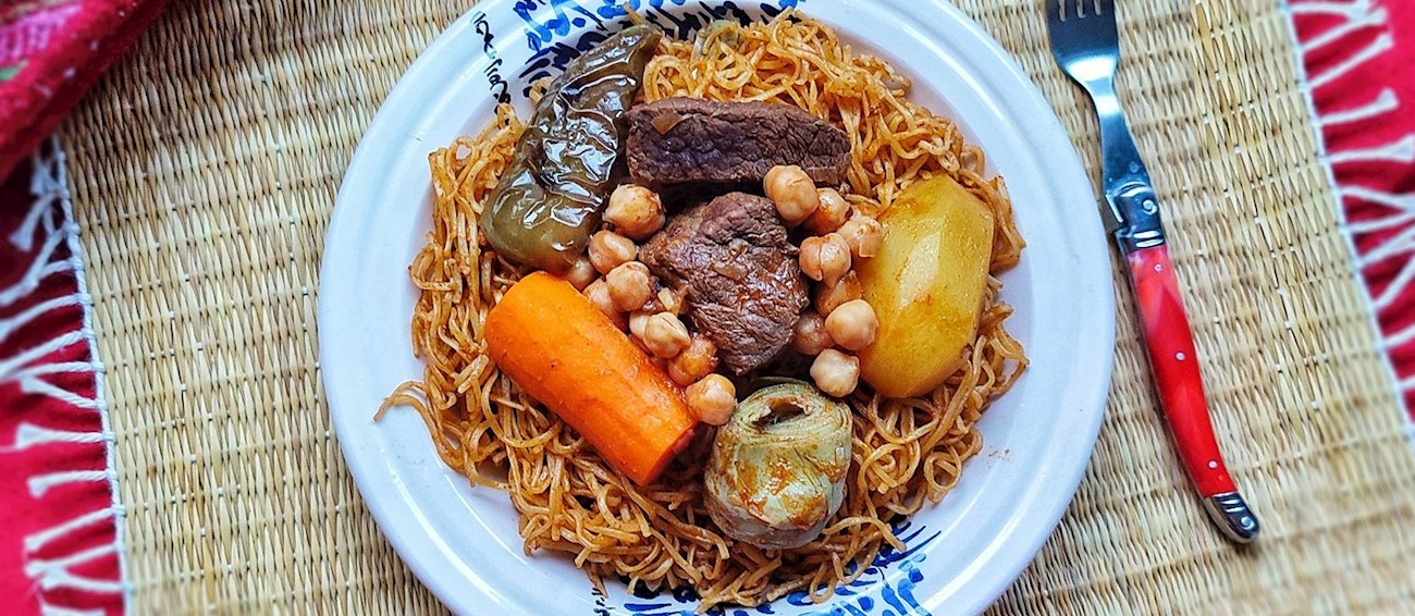 Rechta | Traditional Noodle Dish From Algiers, Algeria
