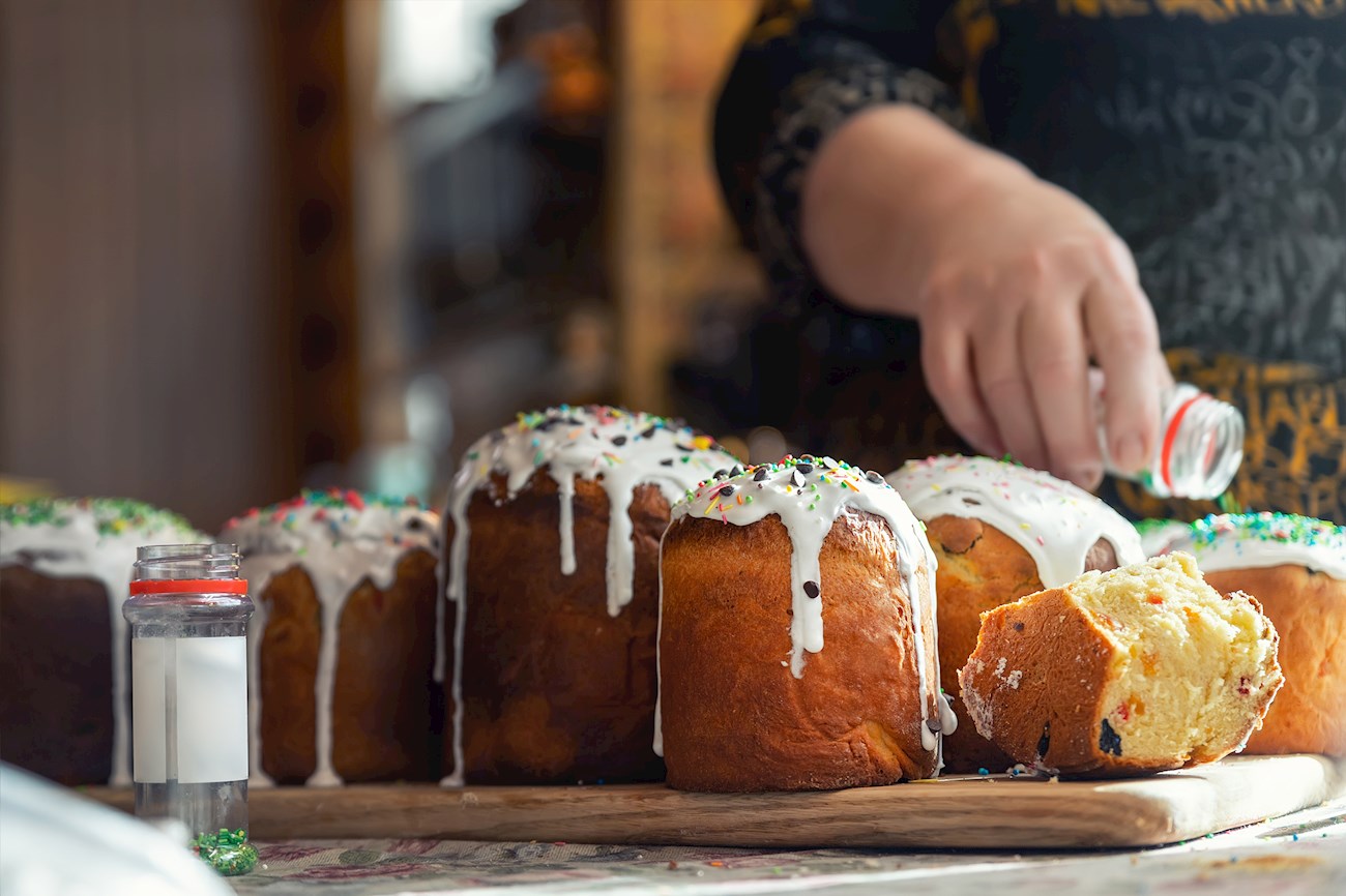 Paska | Traditional Sweet Bread From Ukraine, Eastern Europe
