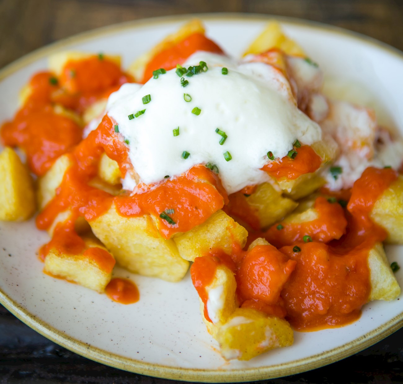 Patatas Bravas | Traditional Snack From Madrid, Spain