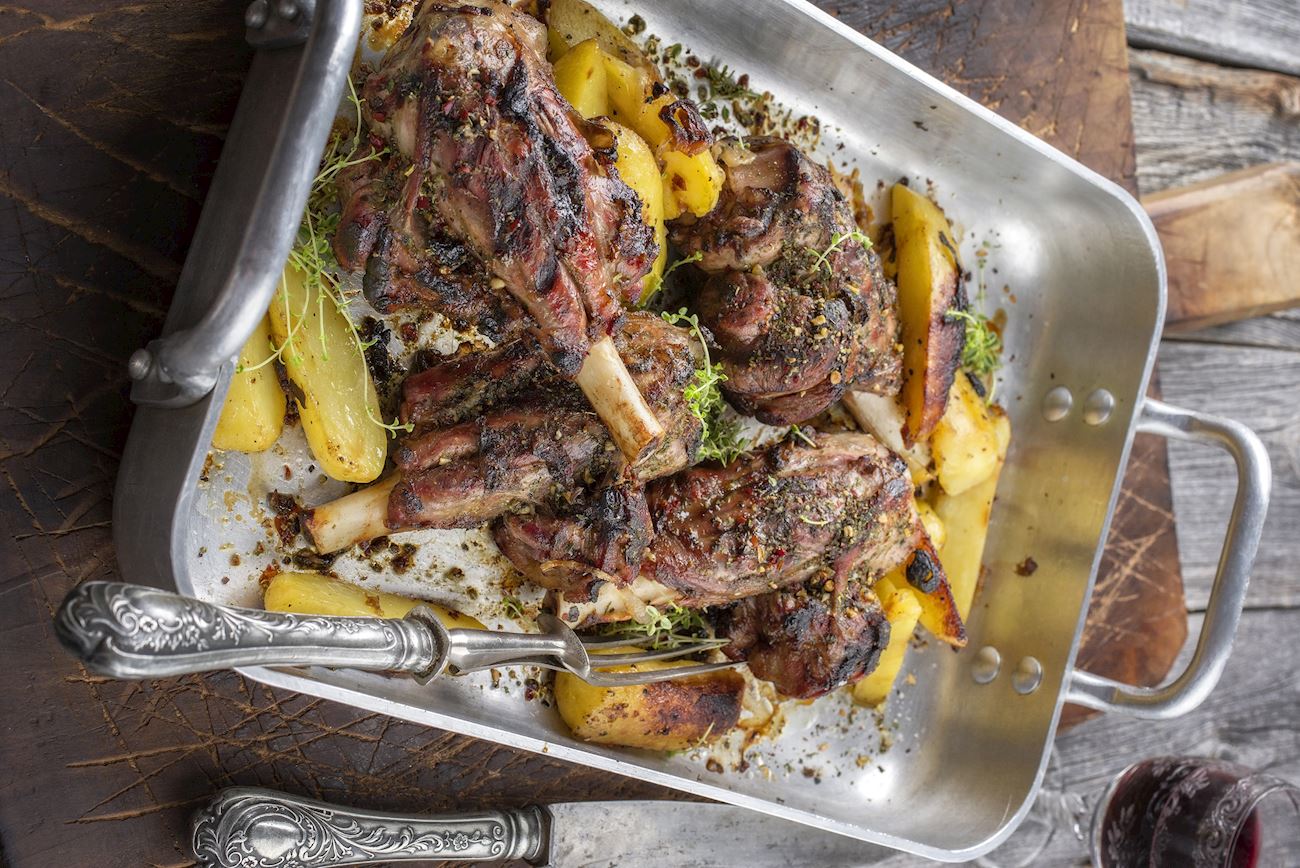 Capretto Arrosto | Traditional Goat Dish From Italy, Western Europe