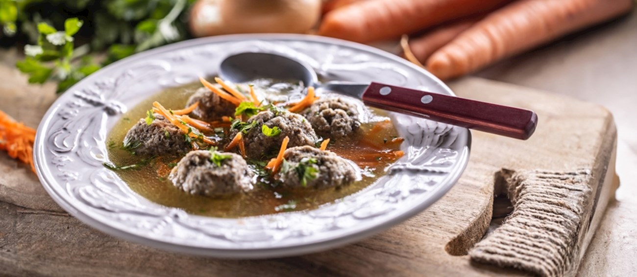 Leberknödelsuppe | Traditional Soup From Austria, Central Europe