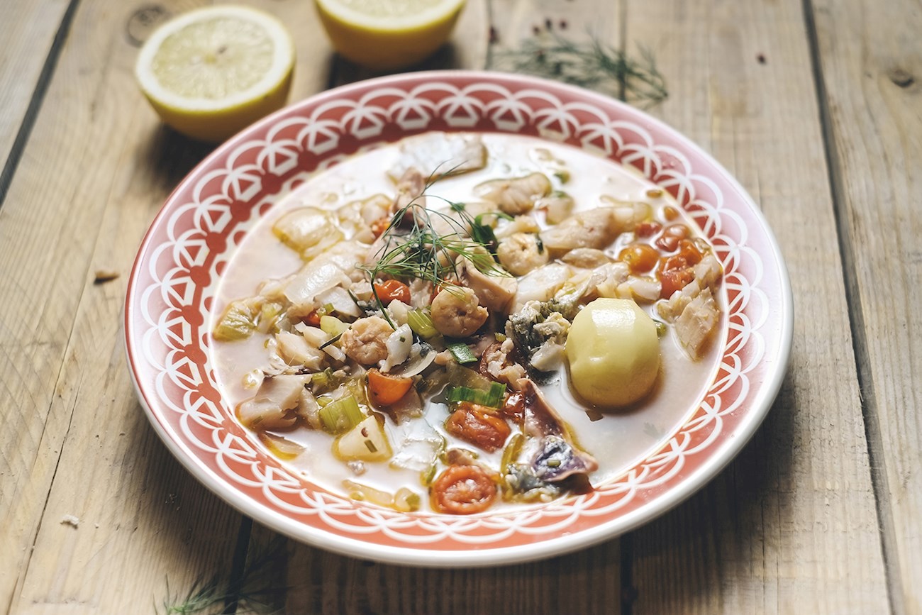Kakavia | Traditional Fish Soup From Greece, Southeastern Europe