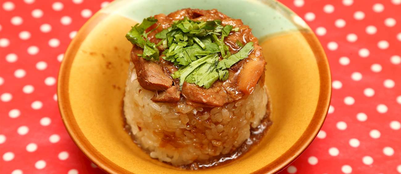 Tube Rice Pudding | Traditional Rice Dish From Taiwan, East Asia