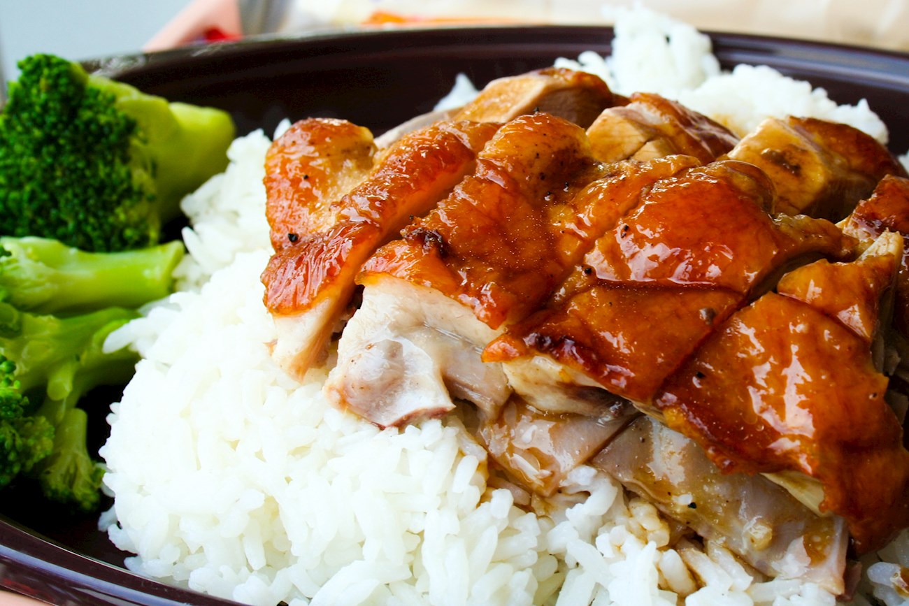 Roasted Duck Rice | Traditional Duck Dish From Singapore, Southeast Asia