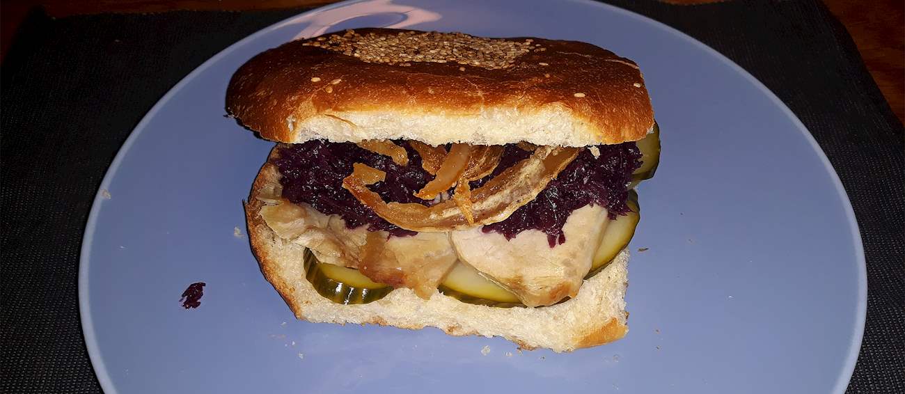 Flæskestegssandwich | Traditional Sandwich From Denmark, Northern Europe