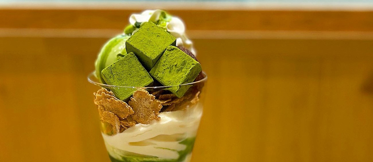 Matcha Pafe | Traditional Frozen Dessert From Japan