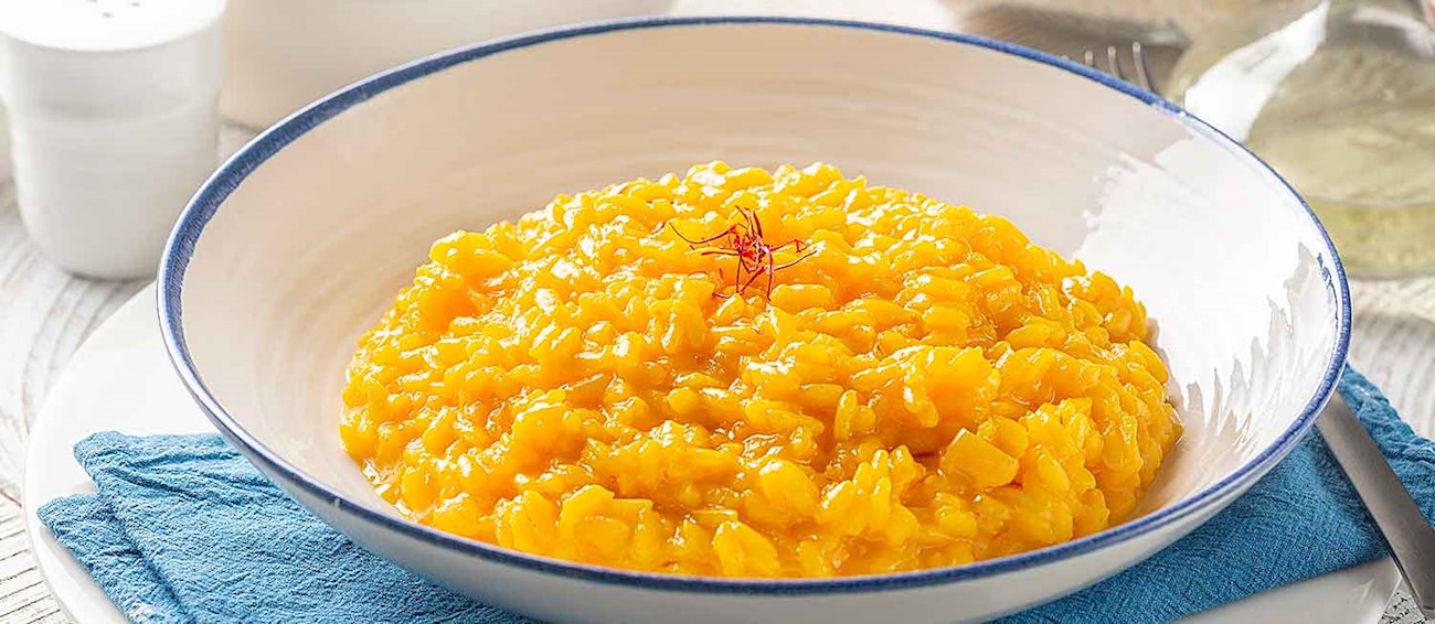 Risotto Alla Milanese | Traditional Rice Dish From Milan, Italy