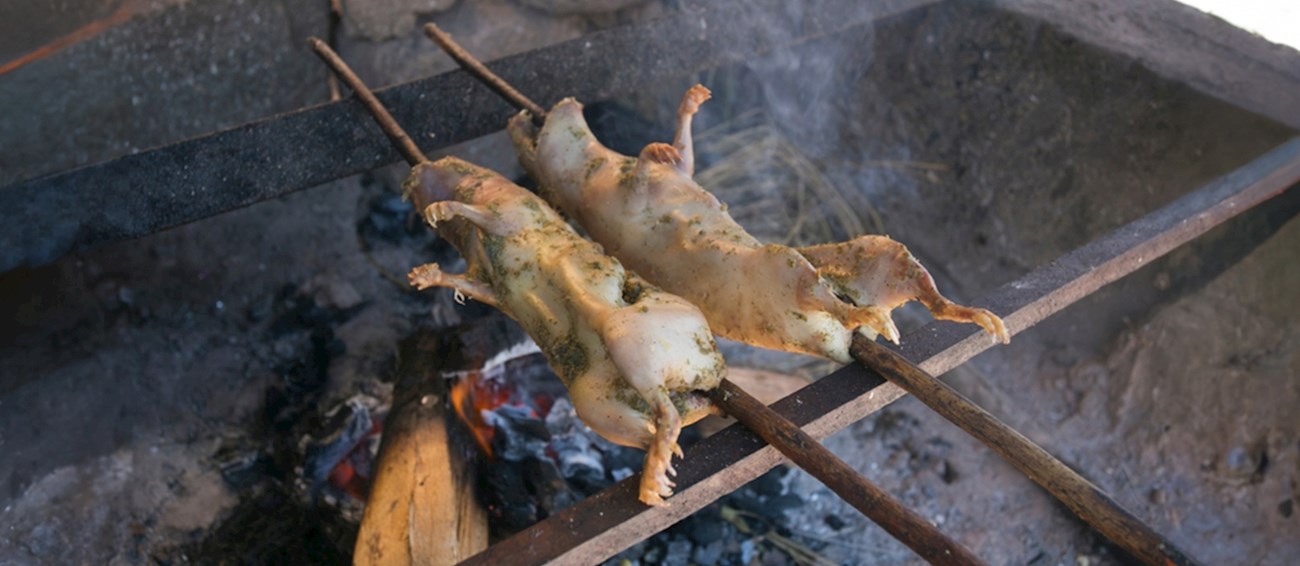 Cuy al Palo | Traditional Meat Dish From Cusco Region, Peru
