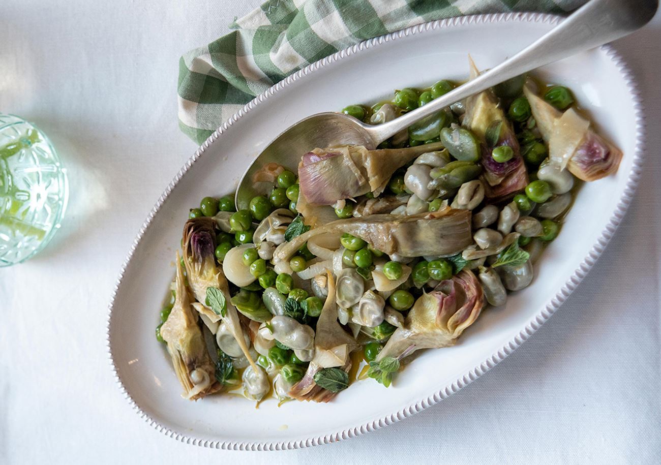 Vignarola | Traditional Vegetable Dish From Rome, Italy