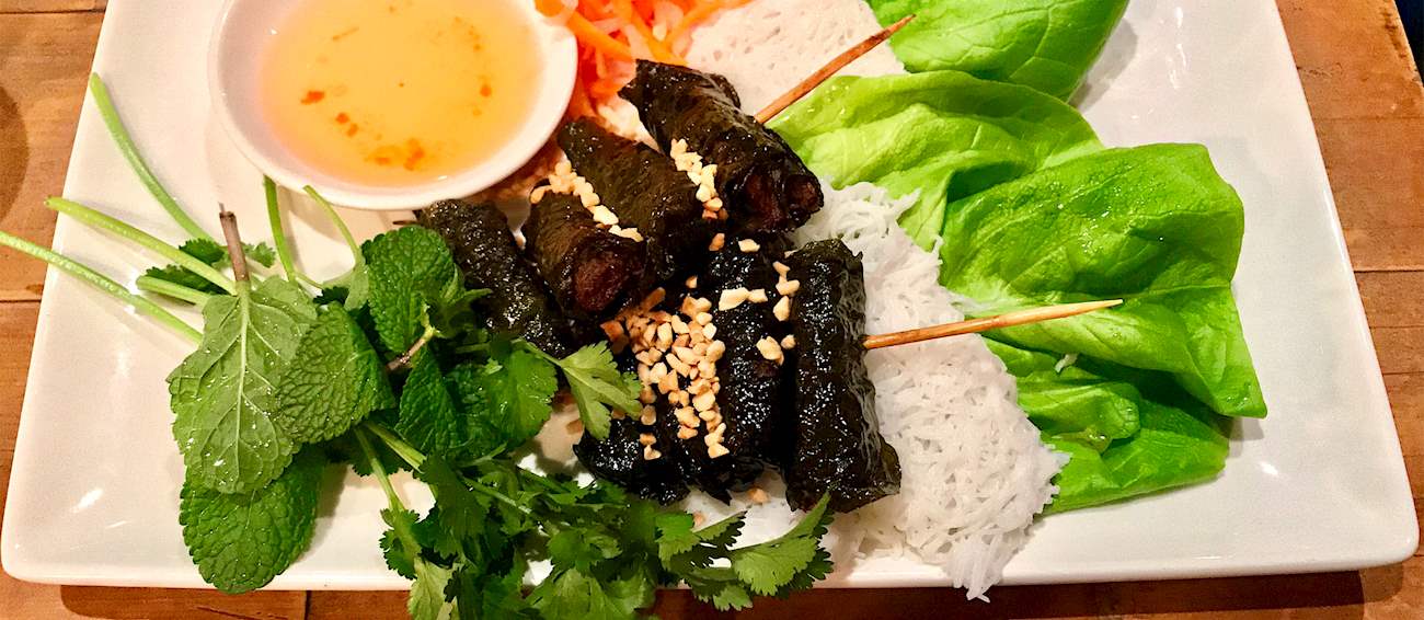 Bò lá Lốt | Traditional Ground Meat Dish From Vietnam, Southeast Asia