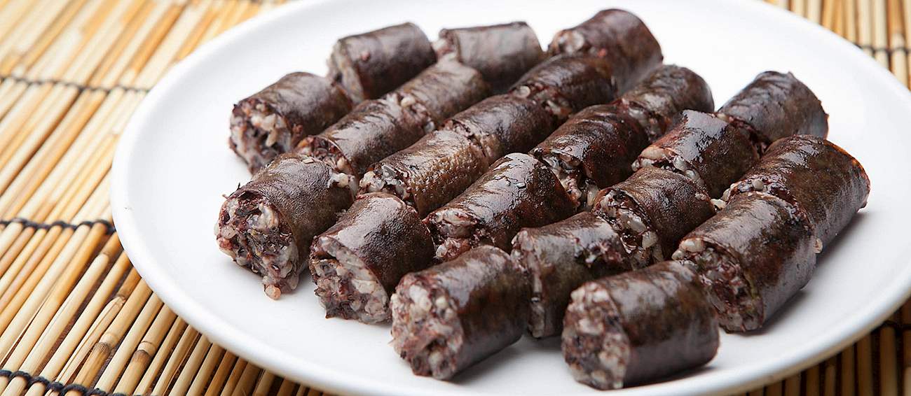 Sundae Sausage | Traditional Blood Sausage From South Korea, East Asia